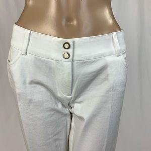 Alfani | Pants & Jumpsuits | Alfani White Stretchy Capri Cropped Pants ...